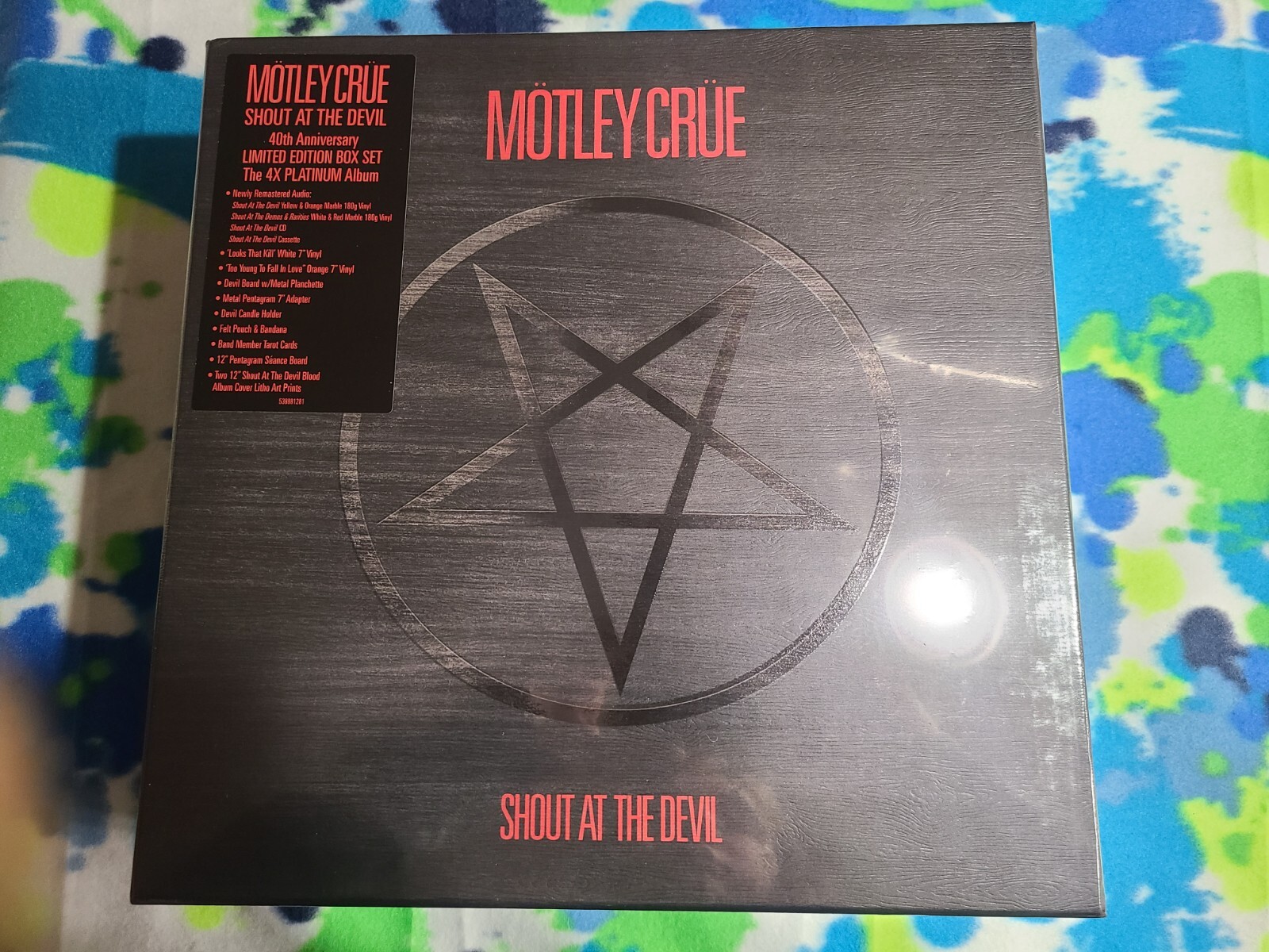 Motley Crue SHOUT AT THE DEVIL 40th Anniversary+Extras NEW COLORED ...