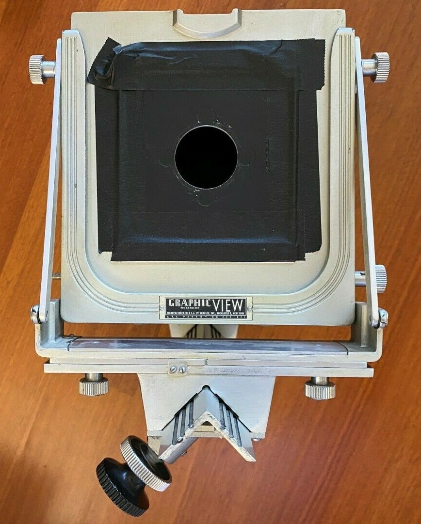 Graflex Graphic View 4x5" Large Format Monorail View Camera w/ Tripod ...