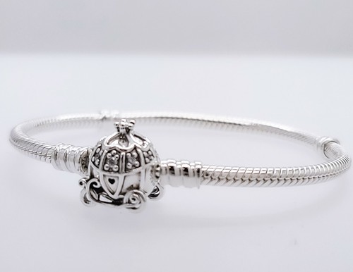 NEW Authentic PANDORA Disney Cinderella Pumpkin Coach Charm Bracelet ...
