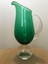 Erickson Emerald Pitcher, Typical Controlled Bubble Paperweight Base 11 ...