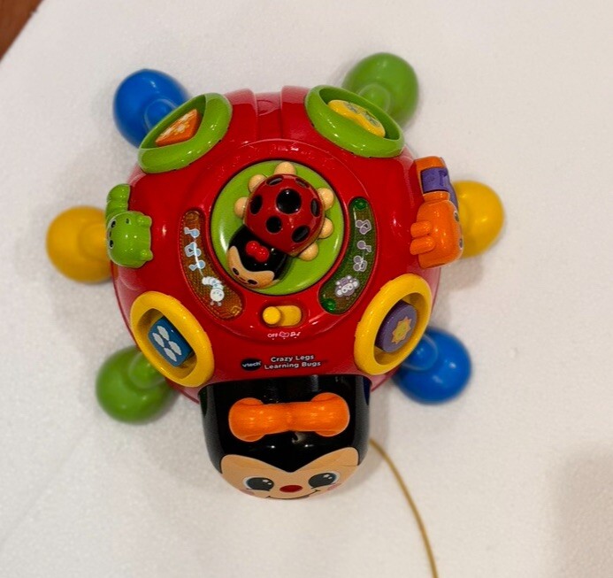Vtech Crazy Legs Learning Bugs Shapes Colors Musical Educational Baby ...