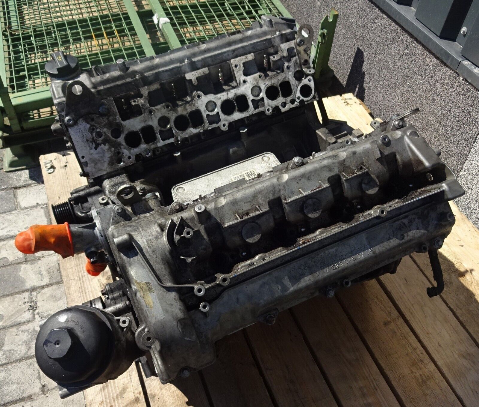 Mercedes W211 W221 W164 X164 E S ML GL 420 450 CDi OM629910 OM629 Motor ...