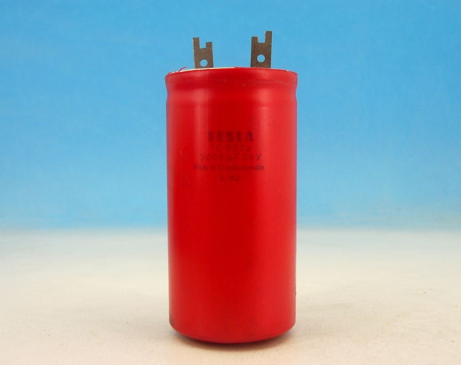 1 x Vintage TESLA TC937a Electrolytic Capacitor 5000uF 50V NEW | eBay