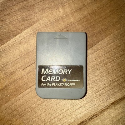 Memory Card by Performance for Playstation PS1 Console Video Game ...