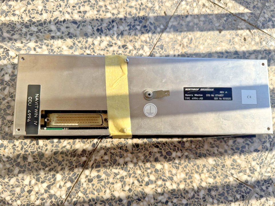 Sperry Marine Navitwin IV Heading Management System CDU 4994-AB | eBay