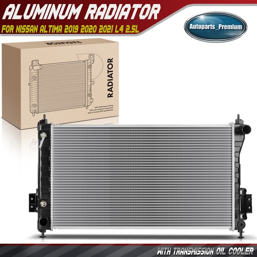 Radiator with Transmission Oil Cooler for Nissan Altima 2019 2020 2021 ...