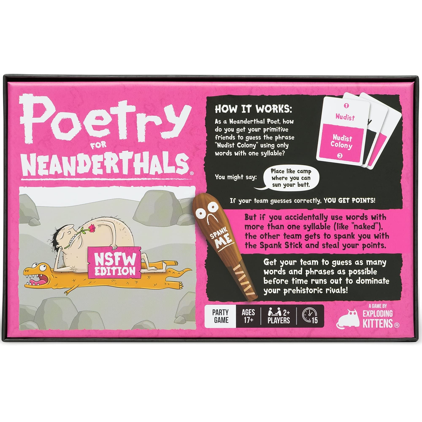 Poetry for Neanderthals NSFW Bad words /Boardgames | eBay