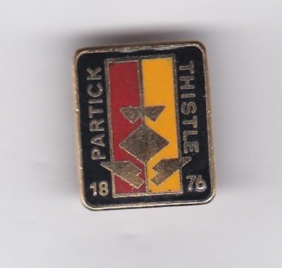 Partick Thistle - lapel badge No.1 brooch fitting | eBay UK