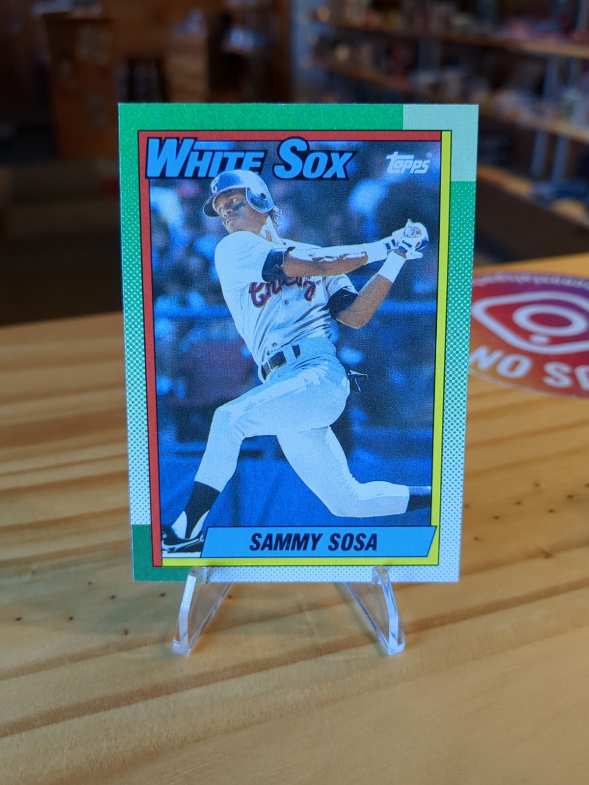 Sammy Sosa 1990 Topps Baseball Rookie Card # 692 Chicago White Sox Cubs ...