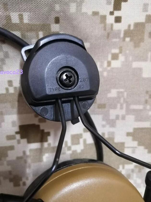 Comtac-III C3 Tactical Headset TCA Peltor Helmet Ver. Noise Reduction ...