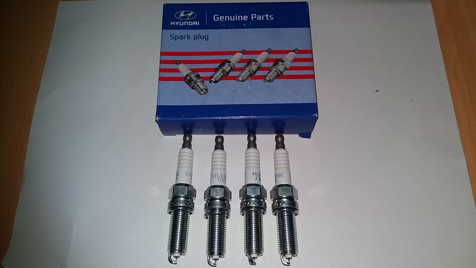 Genuine Hyundai I20 2014-2018 1.4 Litre Petrol Spark Plugs X4 ...