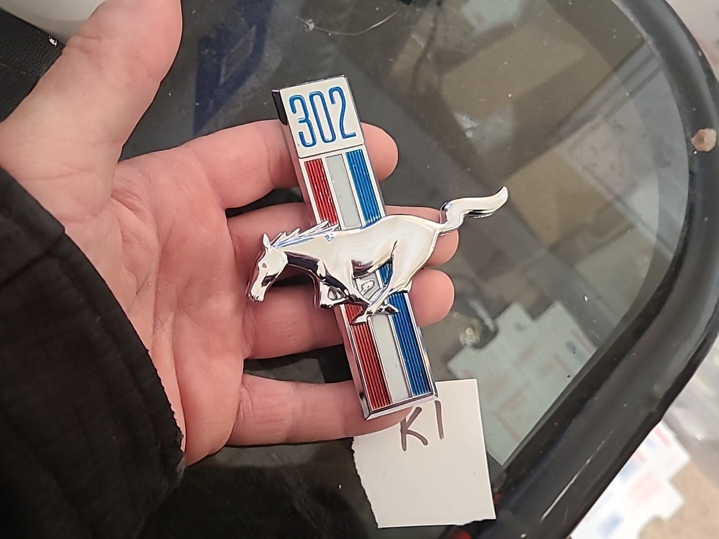 1968 FORD MUSTANG 302 FENDER EMBLEM OEM FOMOCO | eBay