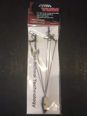 YUM YUMbrella 7” 5-Wire Umbrella Rig - Alabama Rig for Bass Fishing | eBay