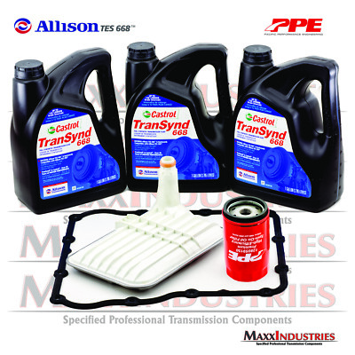 Allison Transynd 668 Synthetic Transmission Fluid Service PKG 3 GAL + 2 ...