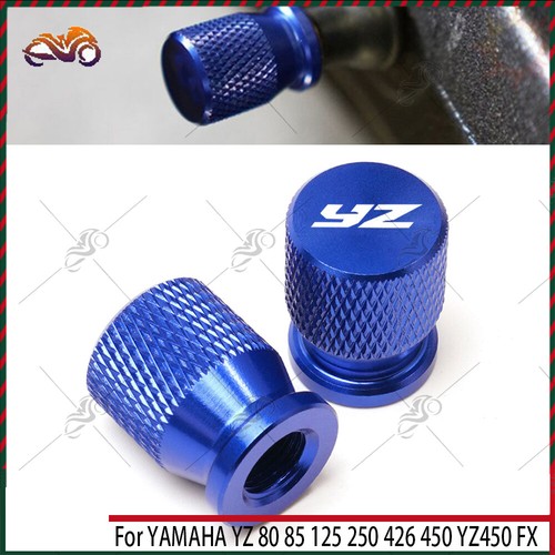 Wheel Tire Valve caps Cover CNC parts for YAMAHA YZ 80 85 125 250 426 ...