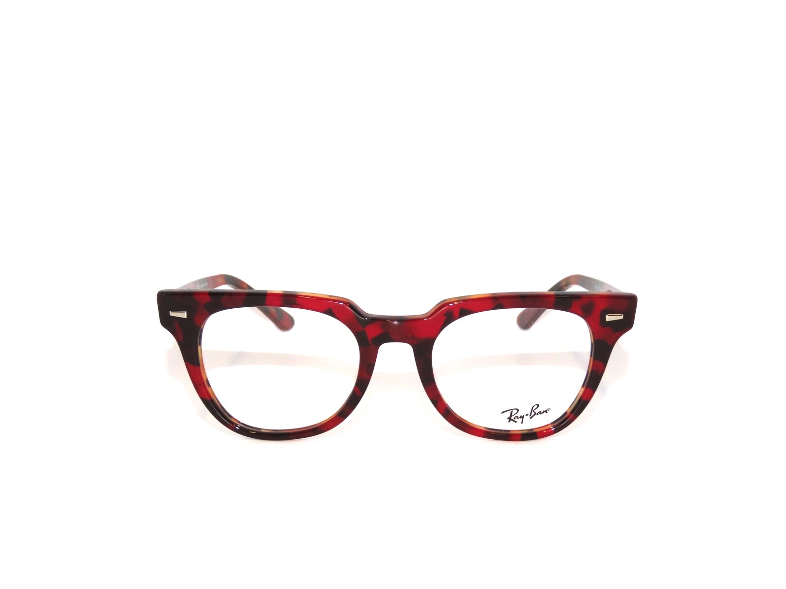 Ray Ban Meteor 5377 5911 50 Transparent Red On Havana Eyeglasses Rayban ...