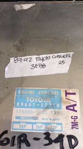89661-22210 1989-1992 Toyota Cressida ecu ecm computer | eBay