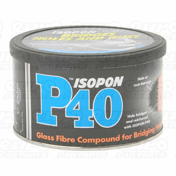 P38 David’s Isopon P40 Glass Fibre Compound Body Repair Kit U-Pol 250 ...