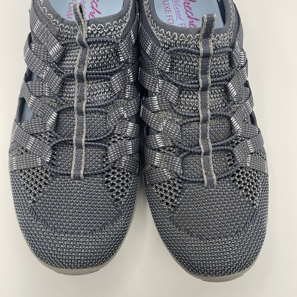 Skechers Reggae Fest webbing trimmed knit fisherman casual shoes women ...
