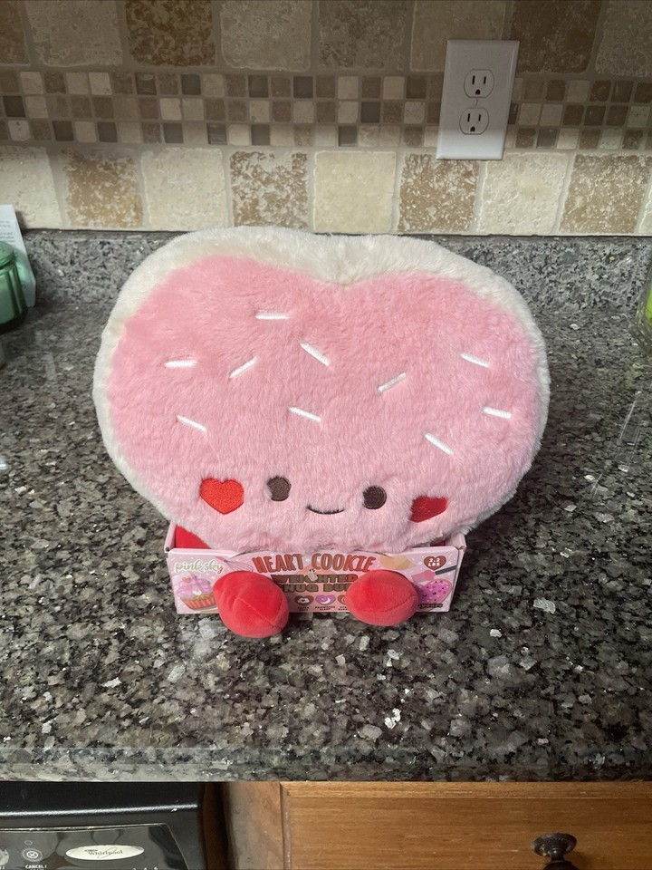 Pink Sky Weighted Snug Bug Heart Cookie Stress Support 2.2 Pounds | eBay