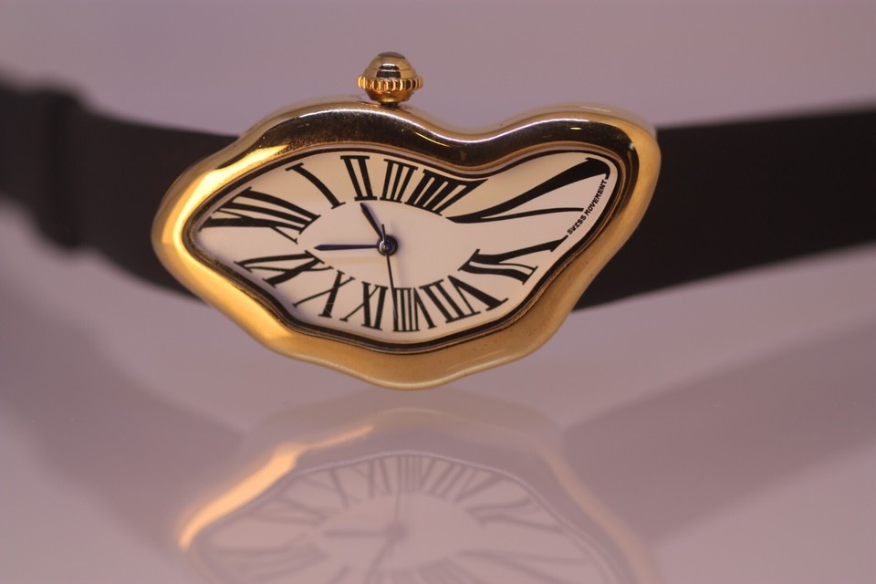 Liquid Time Dali Inspired Melting Homage Soft Melted Watch Crash for ...