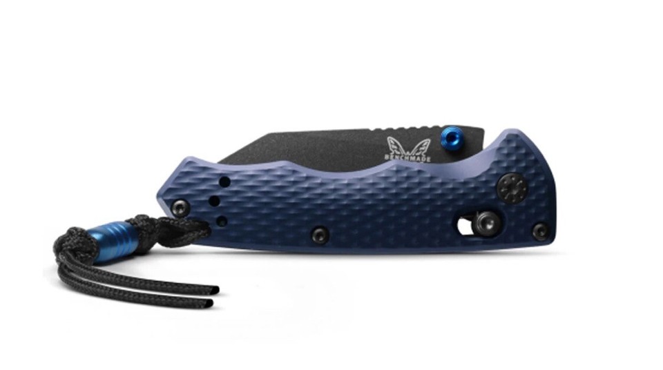 Benchmade 290BK Full Immunity Crater Blue Handle 2.49'' Plain Edge ...