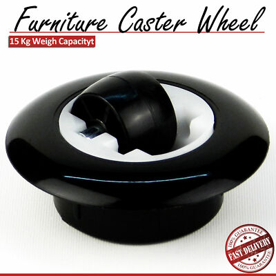 4x Furniture Roller Glide Hidden Invisible Wheel Castor Base Mount ...
