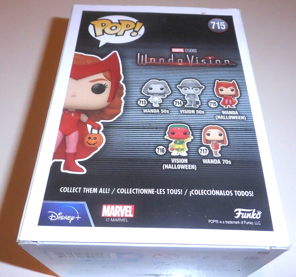 Pop Funko Marvel Wanda (Halloween) 715 Wanda Vision Series | eBay