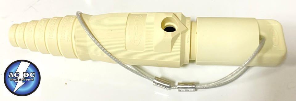 Hubbell HBL300FW FEMALE CAM LOCK W/ Protective Cap for 300A Single Pole ...