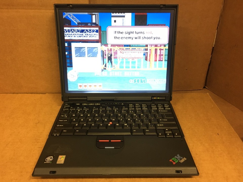 IBM ThinkPad T23 LAPTOP PENTIUM III 512MB, 20GB HDD DVD WINDOWS 98 ...
