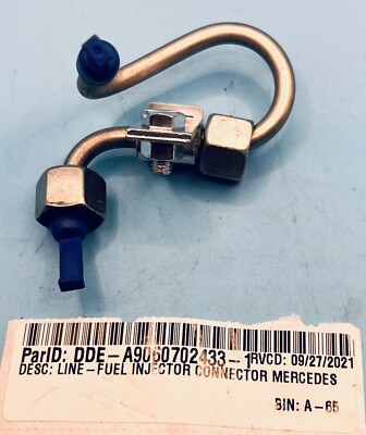 DETROIT DIESEL DDE A9060702433 MERCEDES BENZ FUEL LINE 💥FREE SHIPPING💥 ...