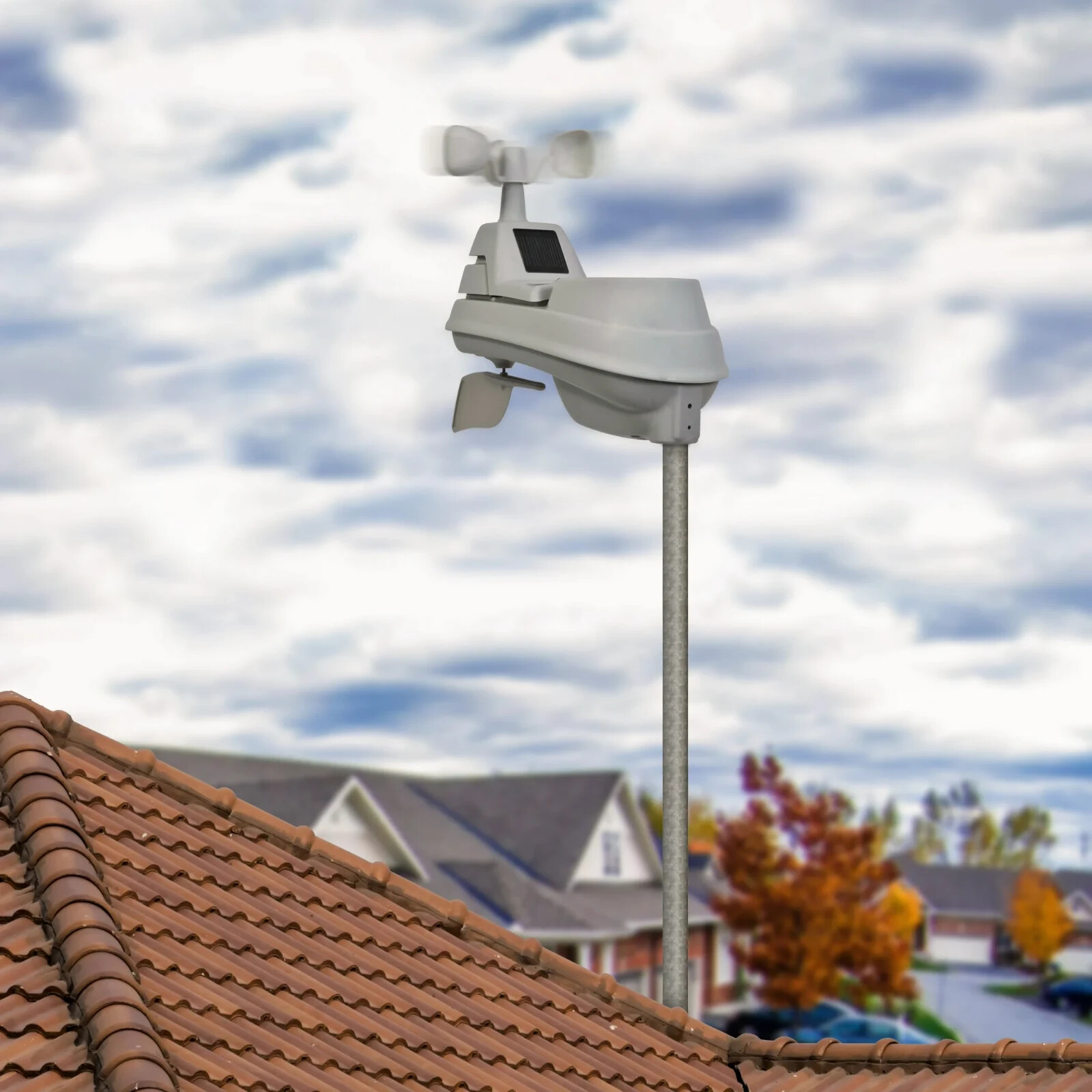 CHANEY ACURITE IRIS 5 IN 1 WEATHER STATION W/ COLOR DISPLAY 01528MCB ...