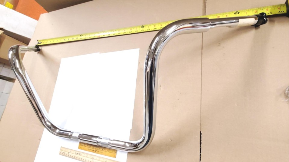 Springer Softail 12" Ape Hangers 1 1/4 Handlebars Harley chopper Custom ...