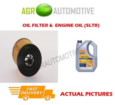 OEM PETROL OIL FILTER + VL 5W30 ENGINE OIL FOR CHEVROLET CAPTIVA 2.4 ...