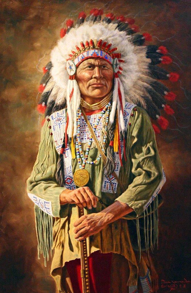 Native American Chief Portrait