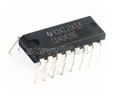 2PCS Original CD4042 CD4042BE CMOS Quadruple Clocked D Latch DIP-16 | eBay