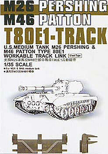 AFVClub T80E1 Track Links Steel Type - Plastic Model Tank Tracks - 1/35 ...