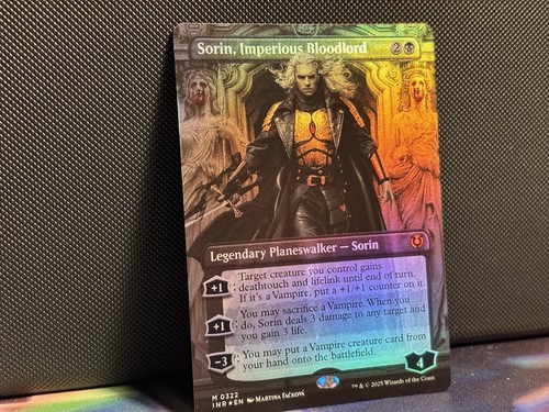 Sorin, Imperious Bloodlord (Borderless) Innistrad Remastered Foil | eBay