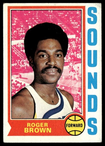 1974-75 Topps VG Roger Brown Memphis Sounds #240 | eBay