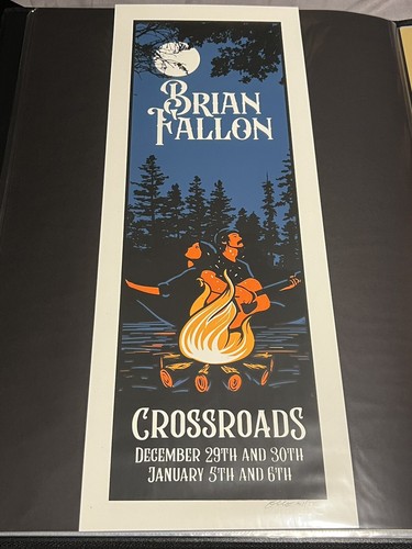 🔥Summer Clear Out🔥 Brian Fallon Crossroads Poster Garwood Gaslight ...