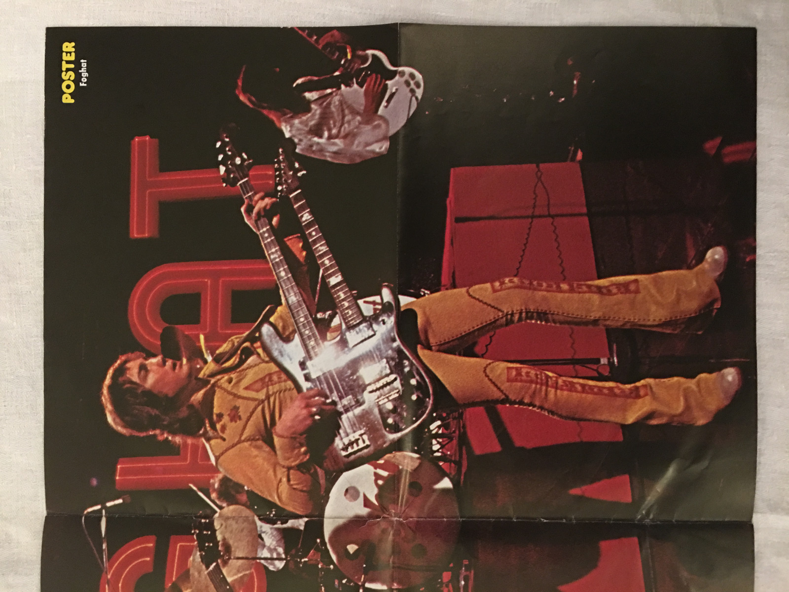 Foghat Live 1976 Dave Peverett Tony Stevens - Swedish Poster Magazine ...