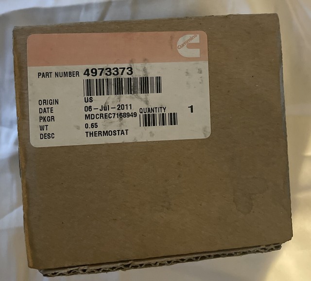4973373 OEM Genuine Cummins Thermostat 180 F for sale online | eBay