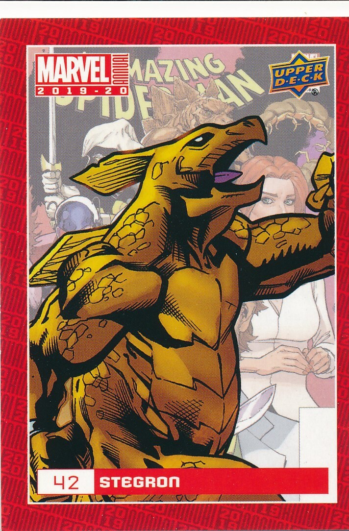 #42 STEGRON 2019-20 2020 Upper Deck Marvel Annual SPIDER-MAN | eBay