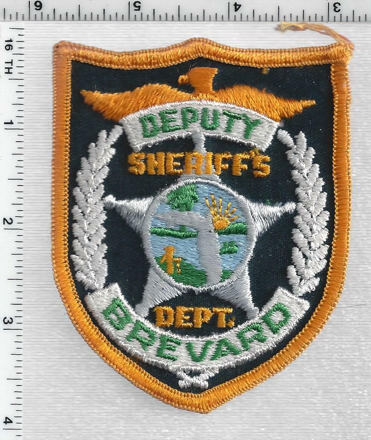 Brevard County Sheriffs Dept (Florida) 3rd Issue Shoulder Patch | eBay