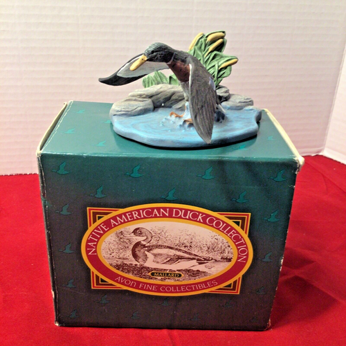 Vintage 1989 Avon Native American Duck Collection MALLARD Figurine ...