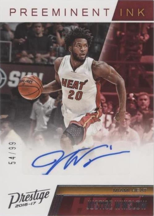 2016-17 Panini Prestige - Preeminent Ink Justise Winslow #33 /99 (AU ...