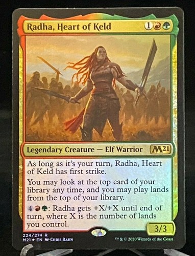 Core 2021 Magic the Gathering MTG Radha, Heart of Keld Foil - Rare | eBay