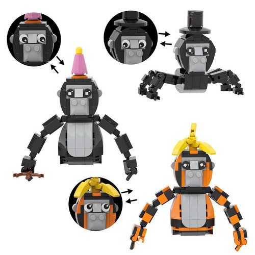 Gorilla Tag Building Blocks Animal Model Toys Bricks for Game Fan Kids ...