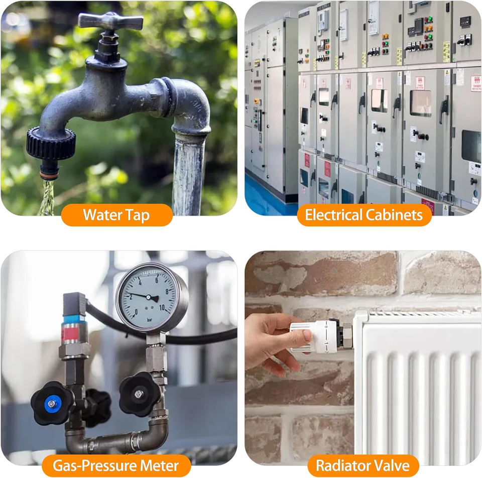 2 Pack Sillcock Key Set, 4 Way Water Key Tool, Multi-Functional Silcock ...