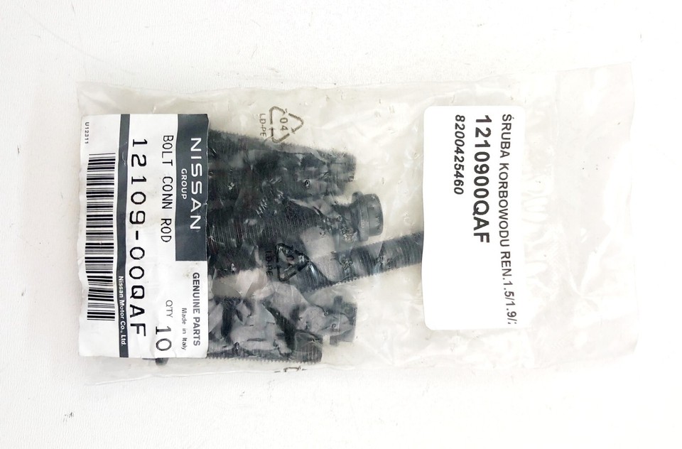 LES VIS DE BIELLES (JEU DE 8 VIS) RENAULT 1.5-2.5 DCI / 2.0 16V (OE ...